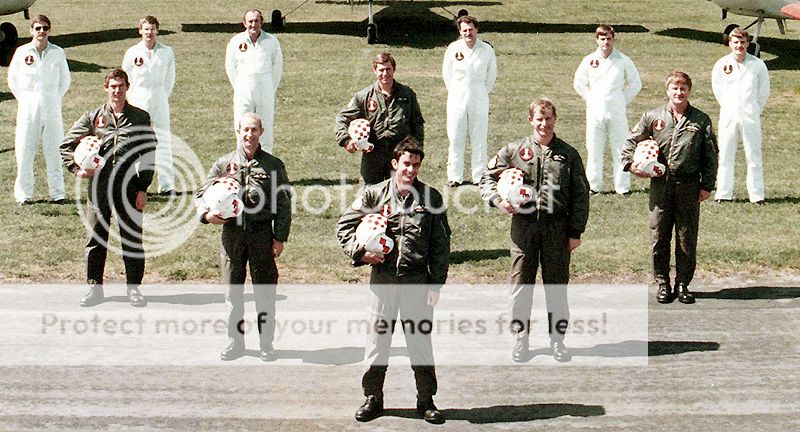 The Red Checkers Aerobatic Display team of the Royal New Zealand Air ...