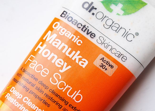 Dr Organic Manuka Honey Face Scrub • Cynthia