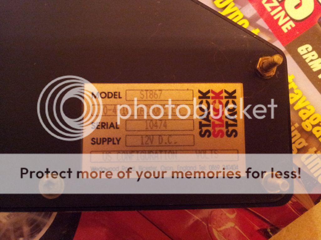 STACK ST8100 0-4-10k rpm Race Display gauge cluster for that jdm race ...