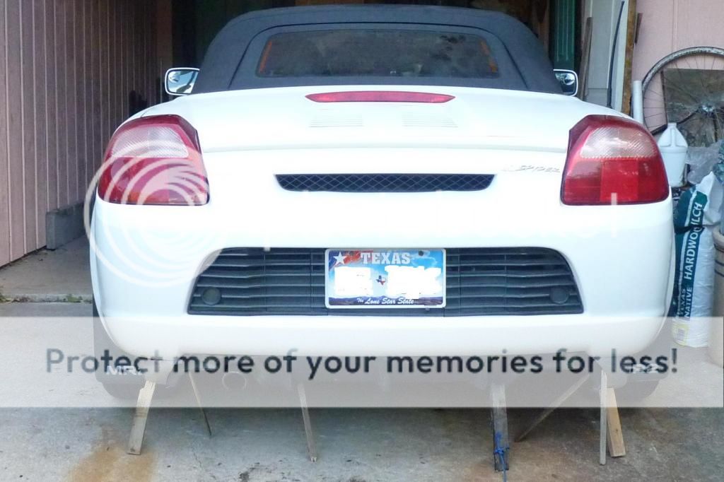 Modified Mercedes Benz rear diffuser for the Spyder | MR2 SpyderChat