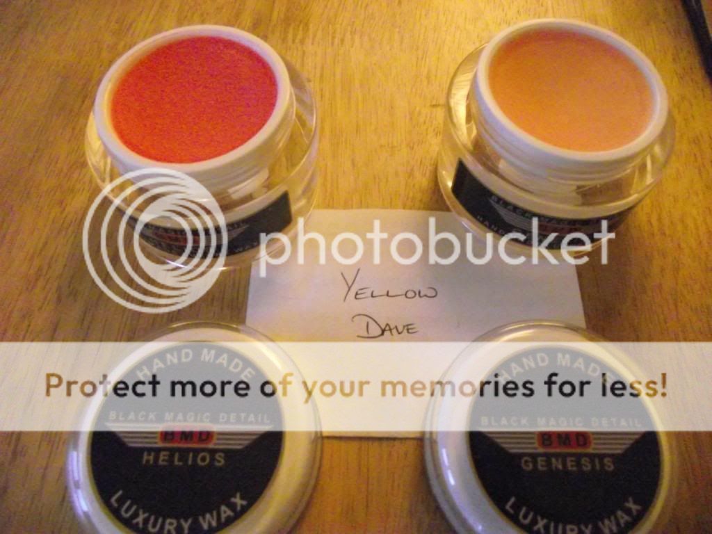 BMD black magic details Helios and Genesis wax samples | Detailing ...